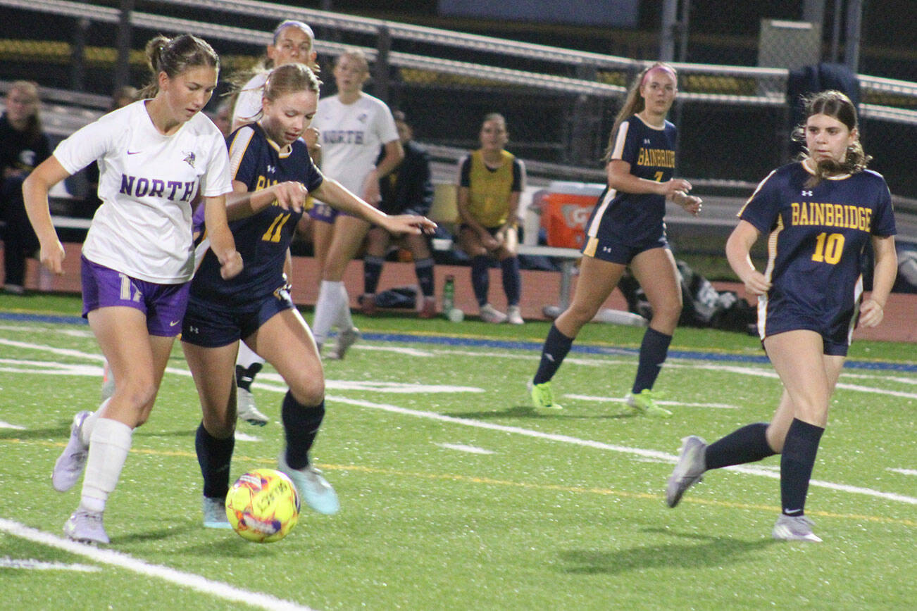 Bainbridge edges NK 1-0 in battle of top two Olympic League teams