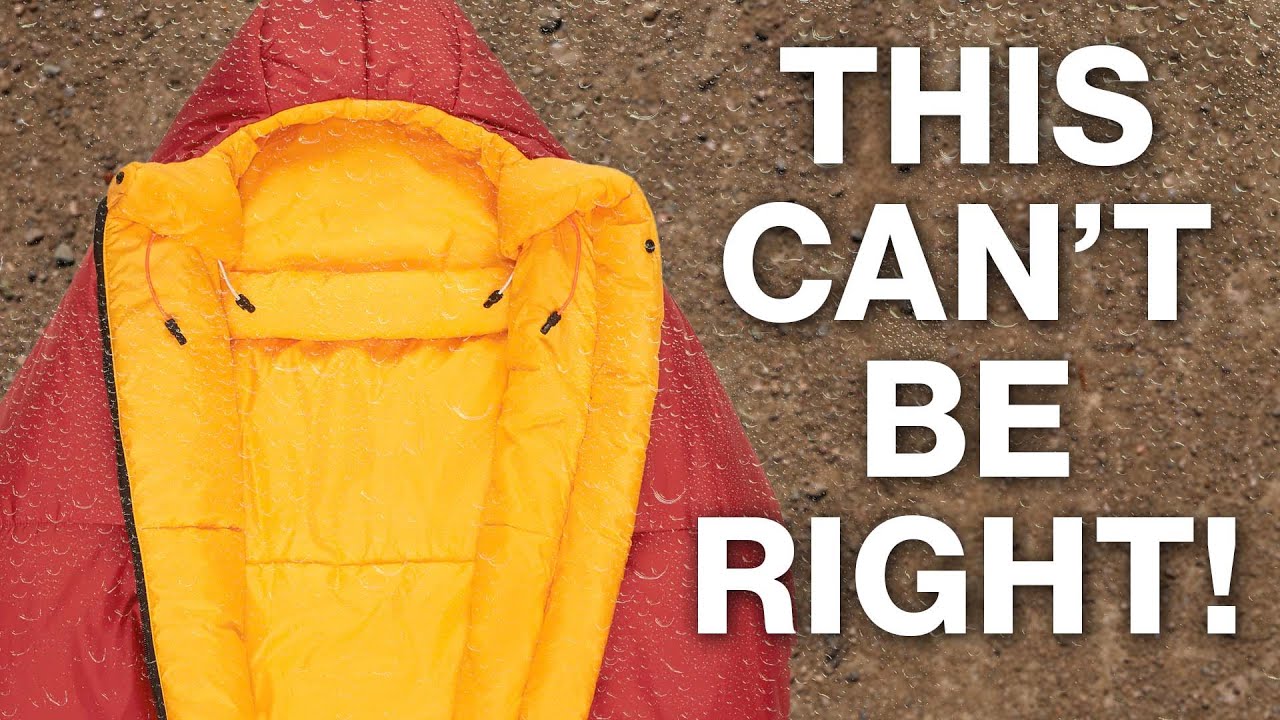 I took my sleep system through the wet test