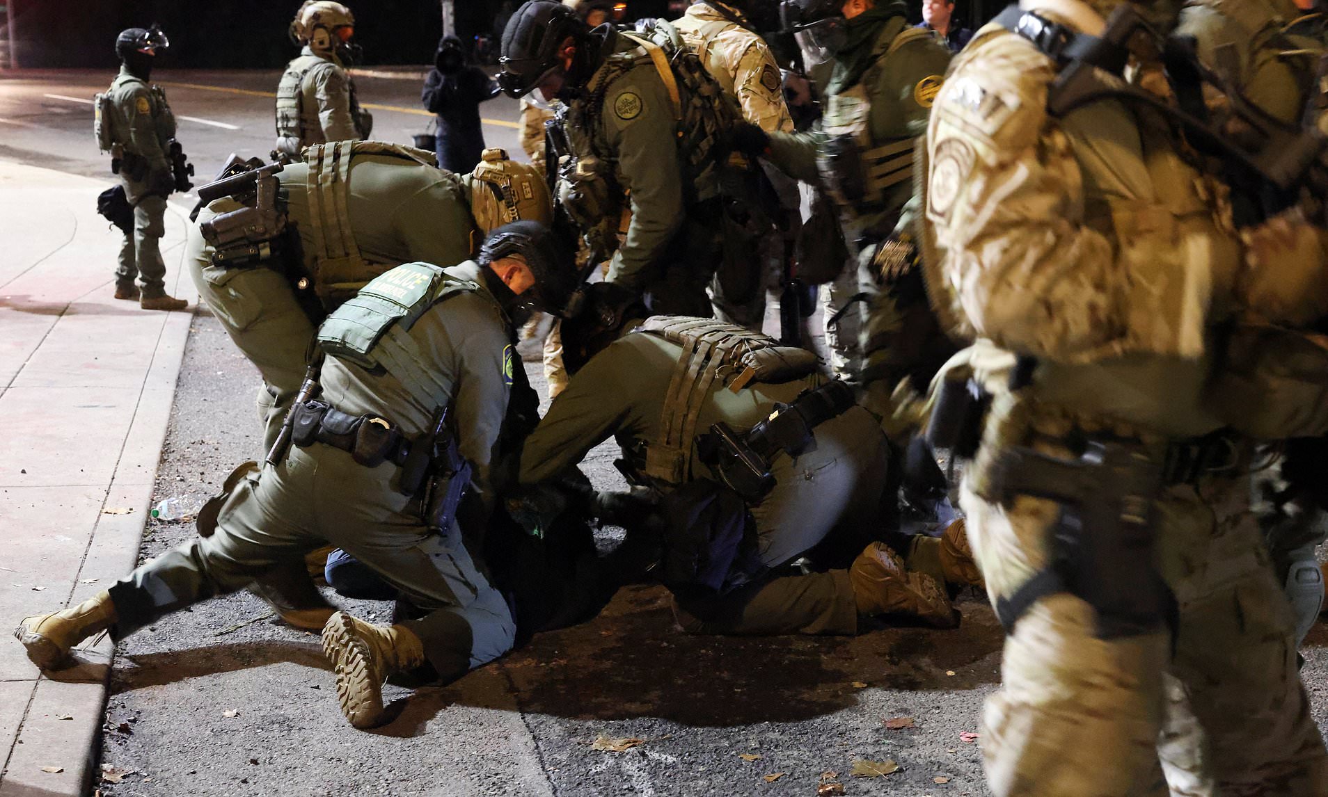 Conservative firebrand Nick Sortor arrested in fight with ICE in Portland