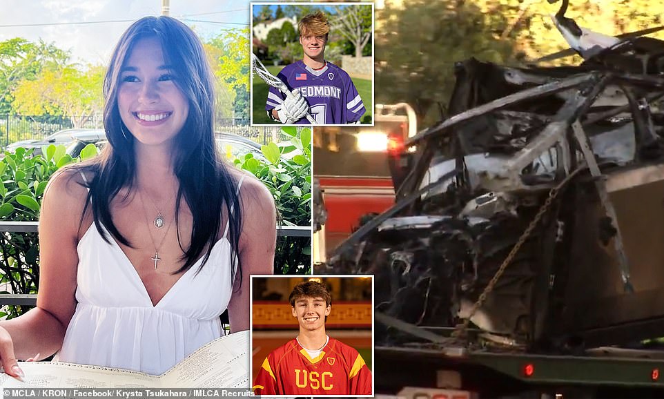 Report: Student killed alongside two friends trapped in burning Tesla