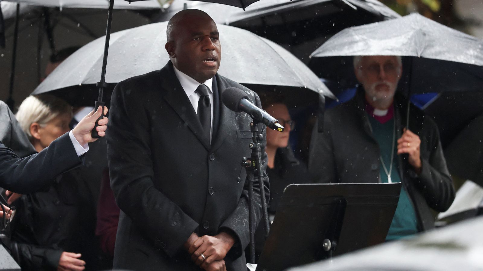 Moment David Lammy was heckled