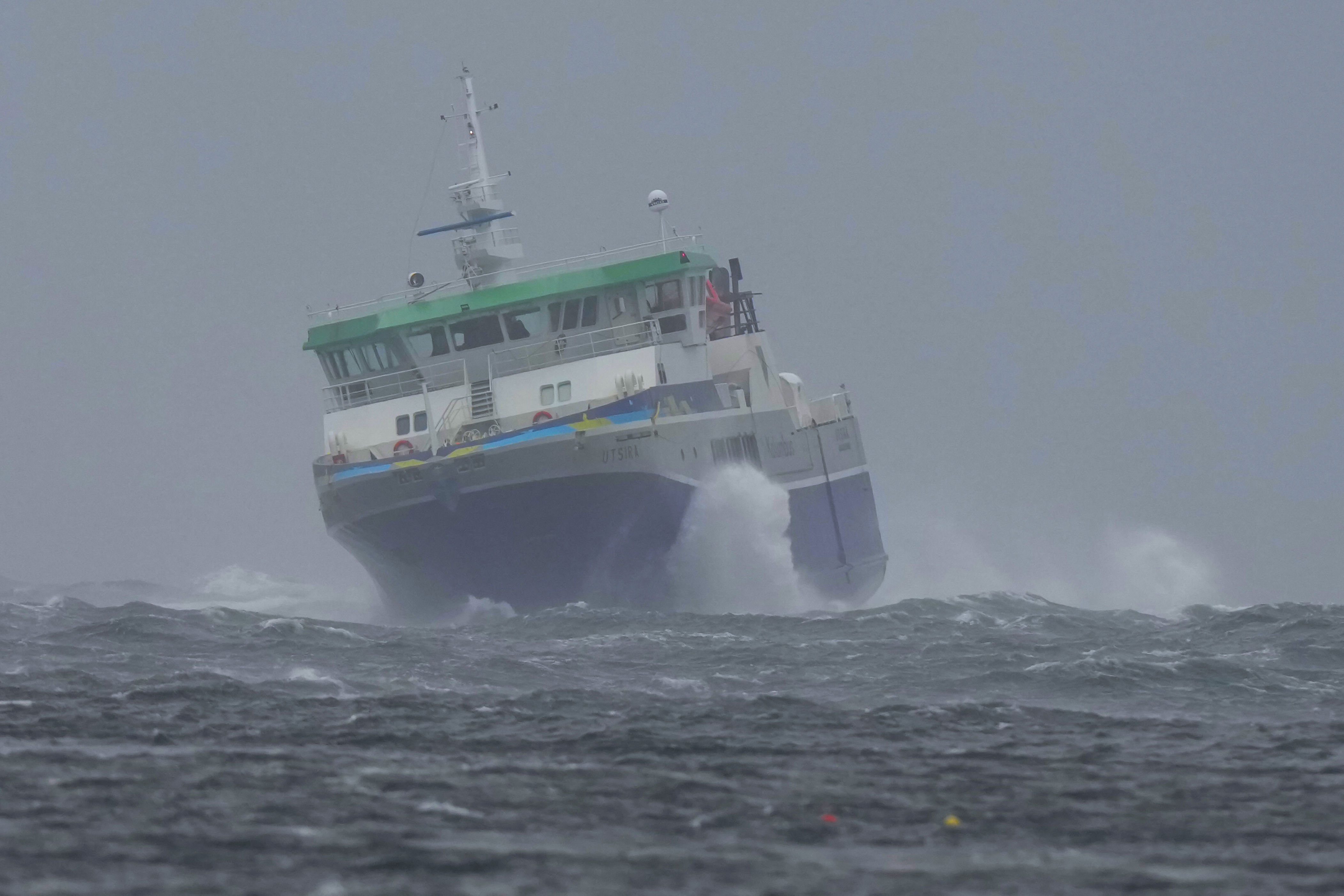 Ekstremværet Amy har truffet Rogaland med full storm