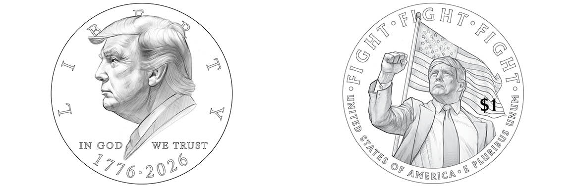 Treasury Department considers minting a $1 Trump coin