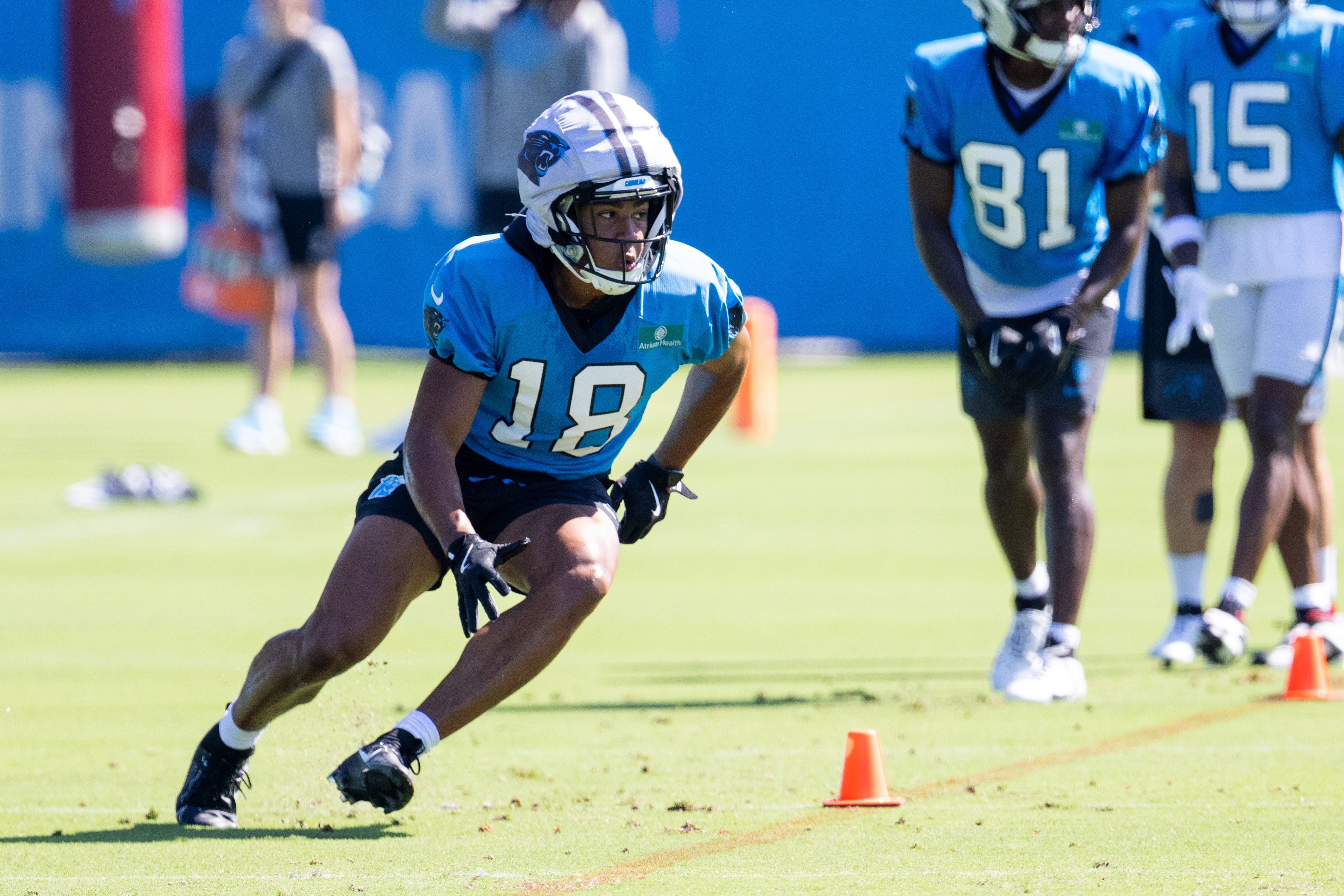 Panthers provide big update on WR Jalen Coker