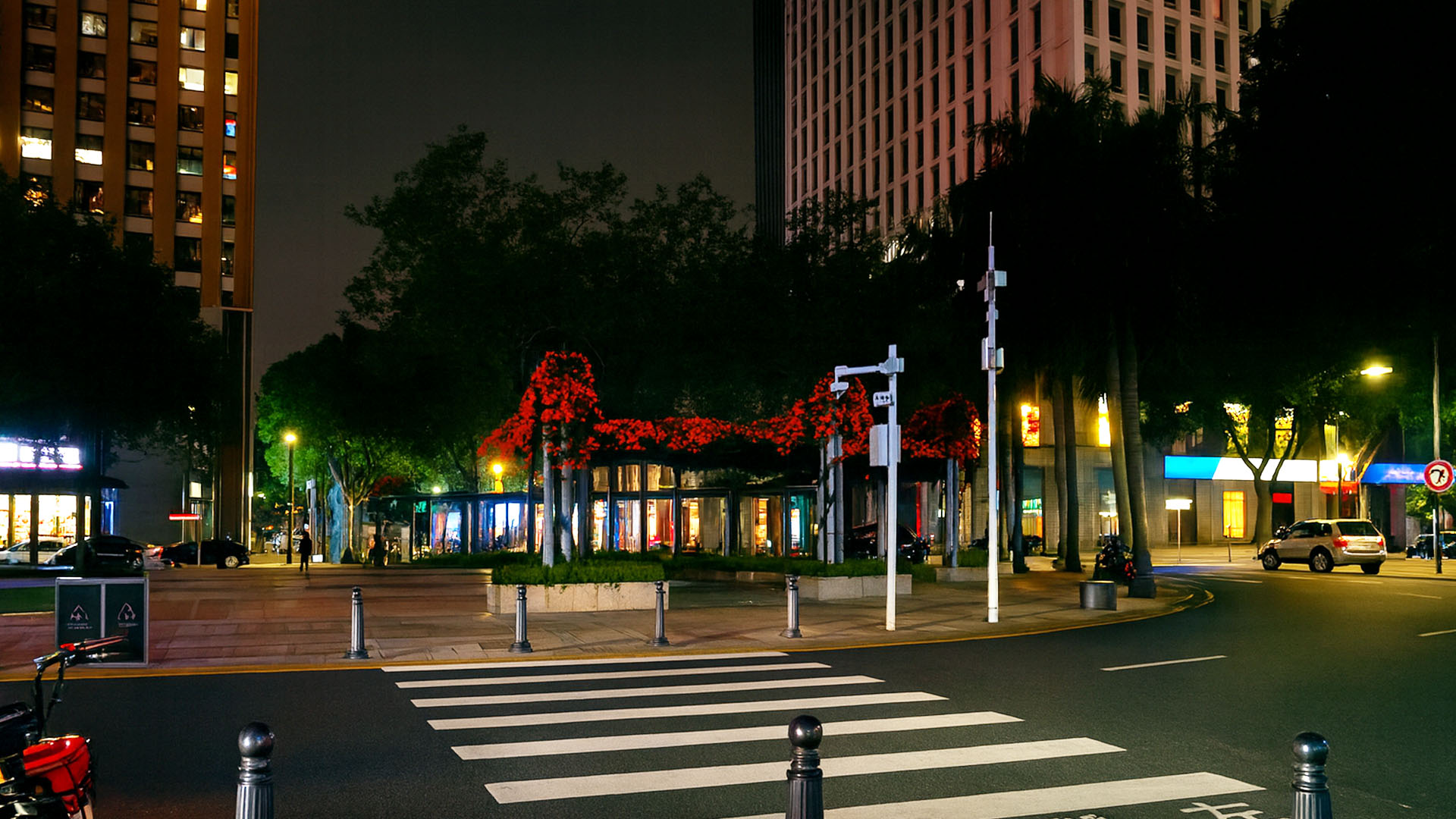 Urban Calm in Shenzhen Night Scenes – China 4K