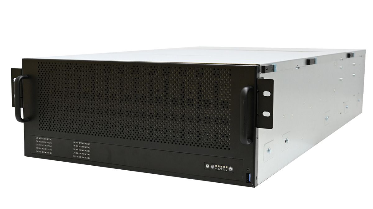 You can put 70 SSDs and HDDs in this case to deliver almost 3PB ...