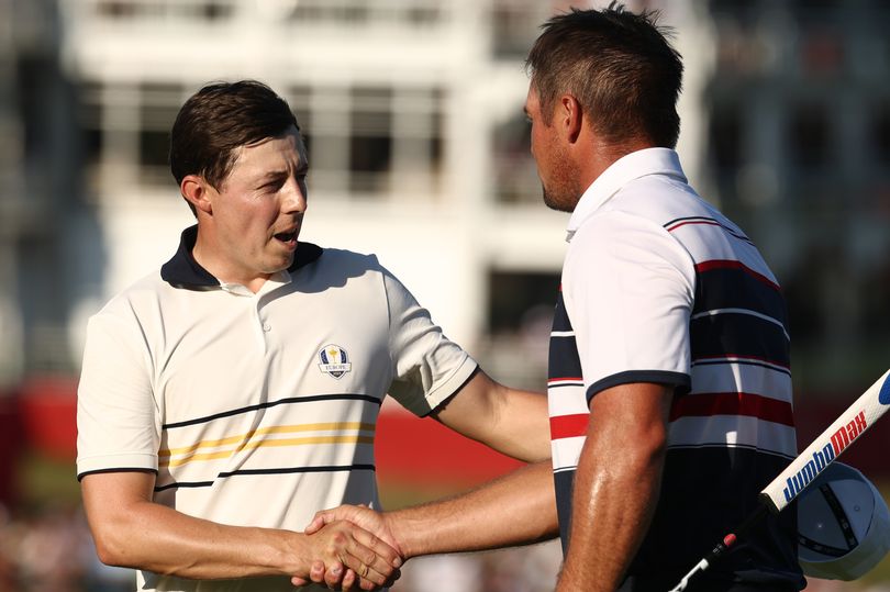 Matt Fitzpatrick makes feelings clear on Bryson DeChambeau's Ryder Cup ...