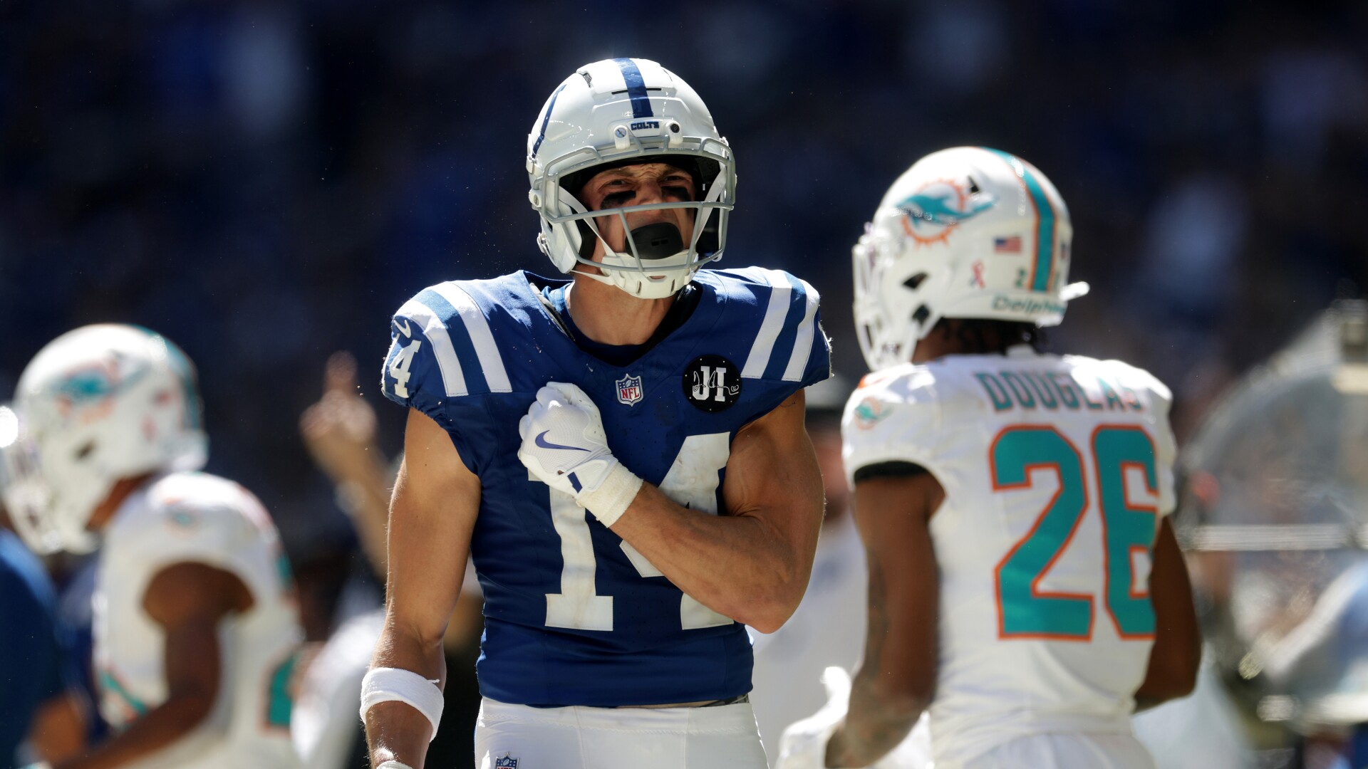 Alec Pierce remains in concussion protocol, won't play Sunday