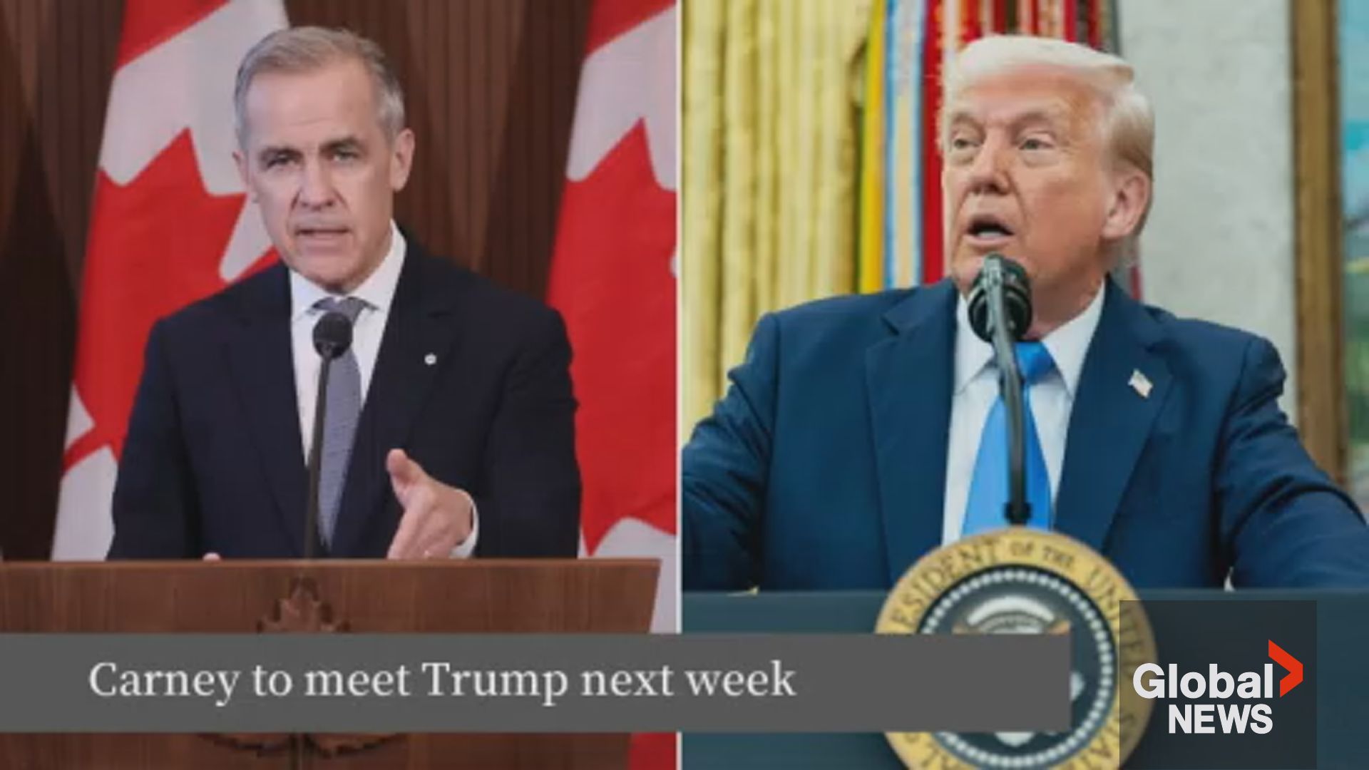 Carney to meet with Trump after U.S. president imposes additional tariffs
