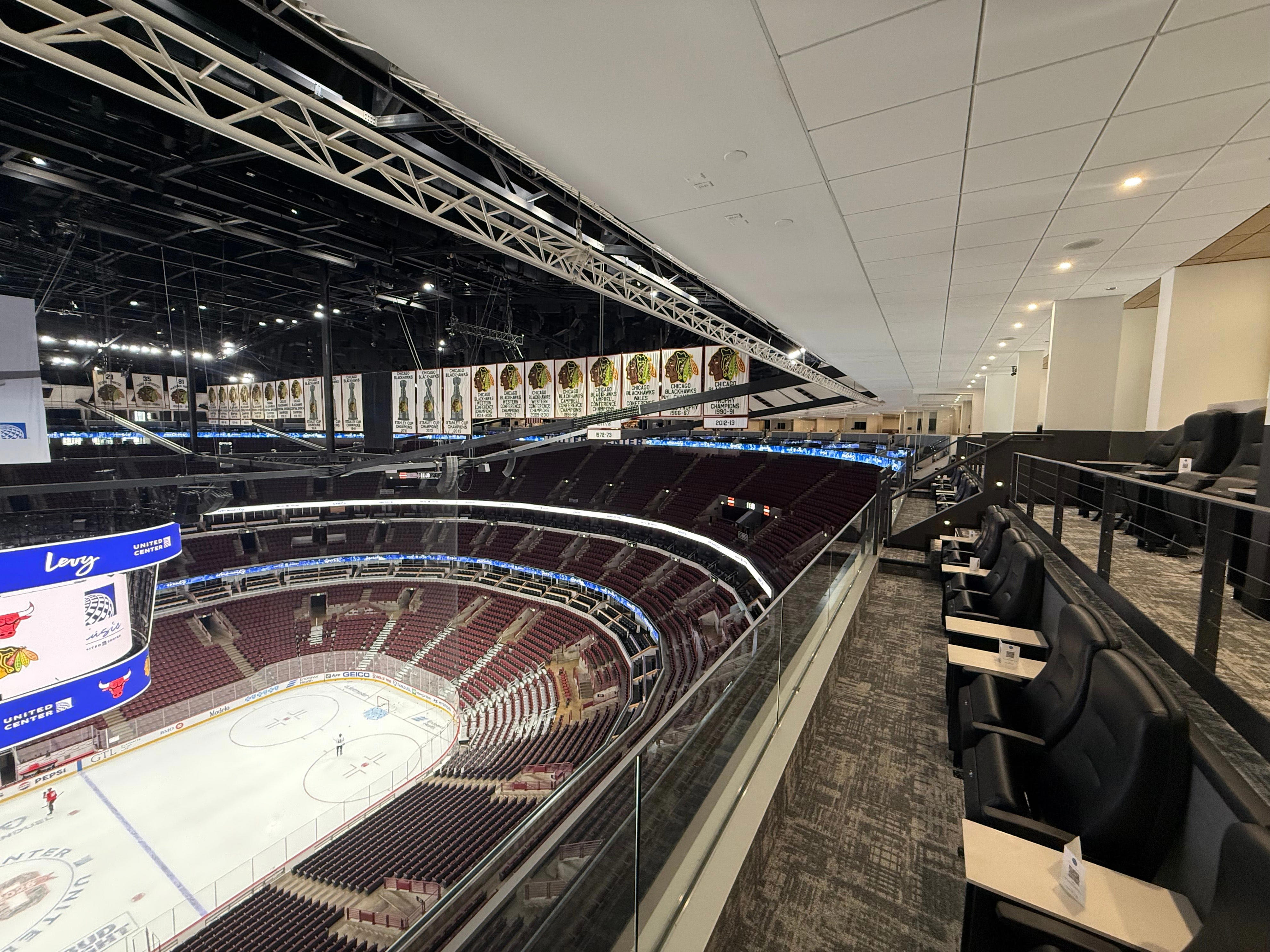 United Center unveils revamped Banner Level with new seating options