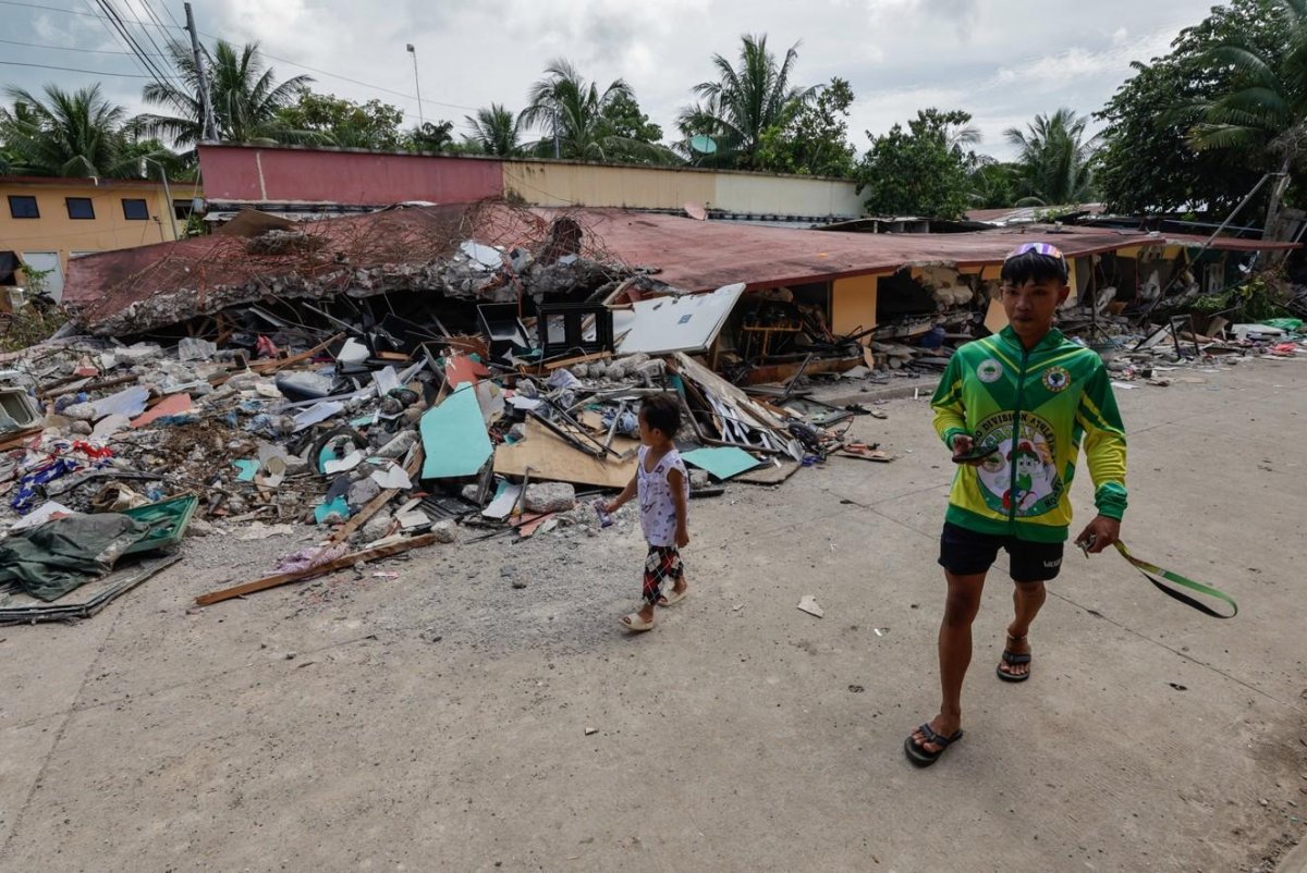 As Philippines grapples with earthquake fallout, typhoon strikes