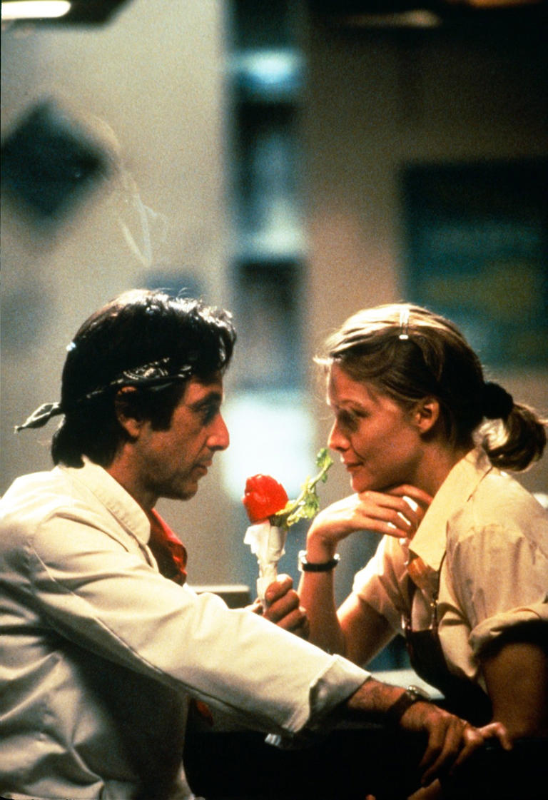 Michelle Pfeiffer recalls making Al Pacino bleed during ‘Scarface ...