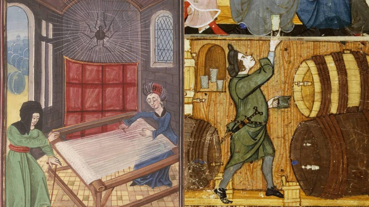 Unexpected daily jobs in a medieval castle