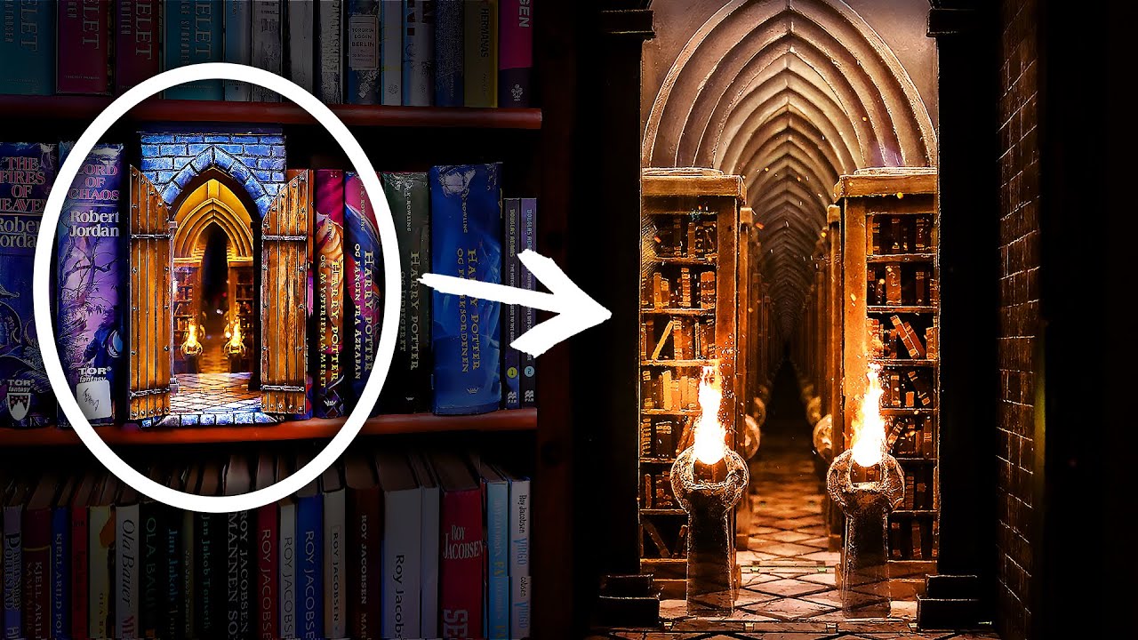 Turning my bookshelf into a portal to a ghostly library