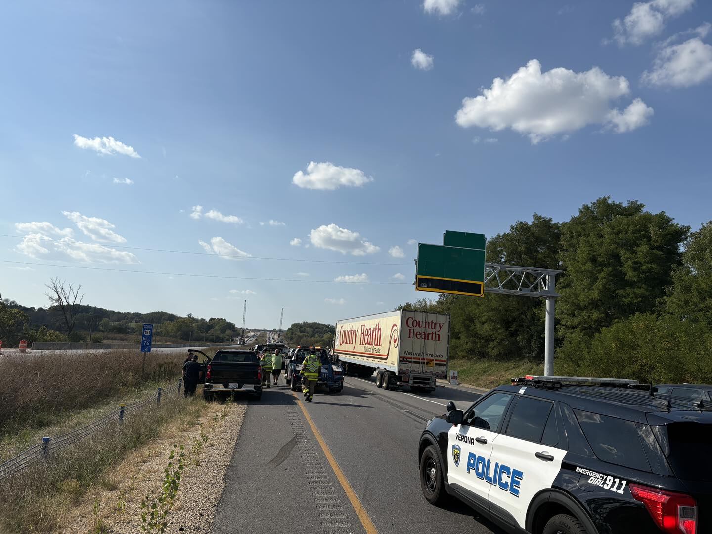 Significant traffic delays on USH 18/151 near Epic Lane after multi ...