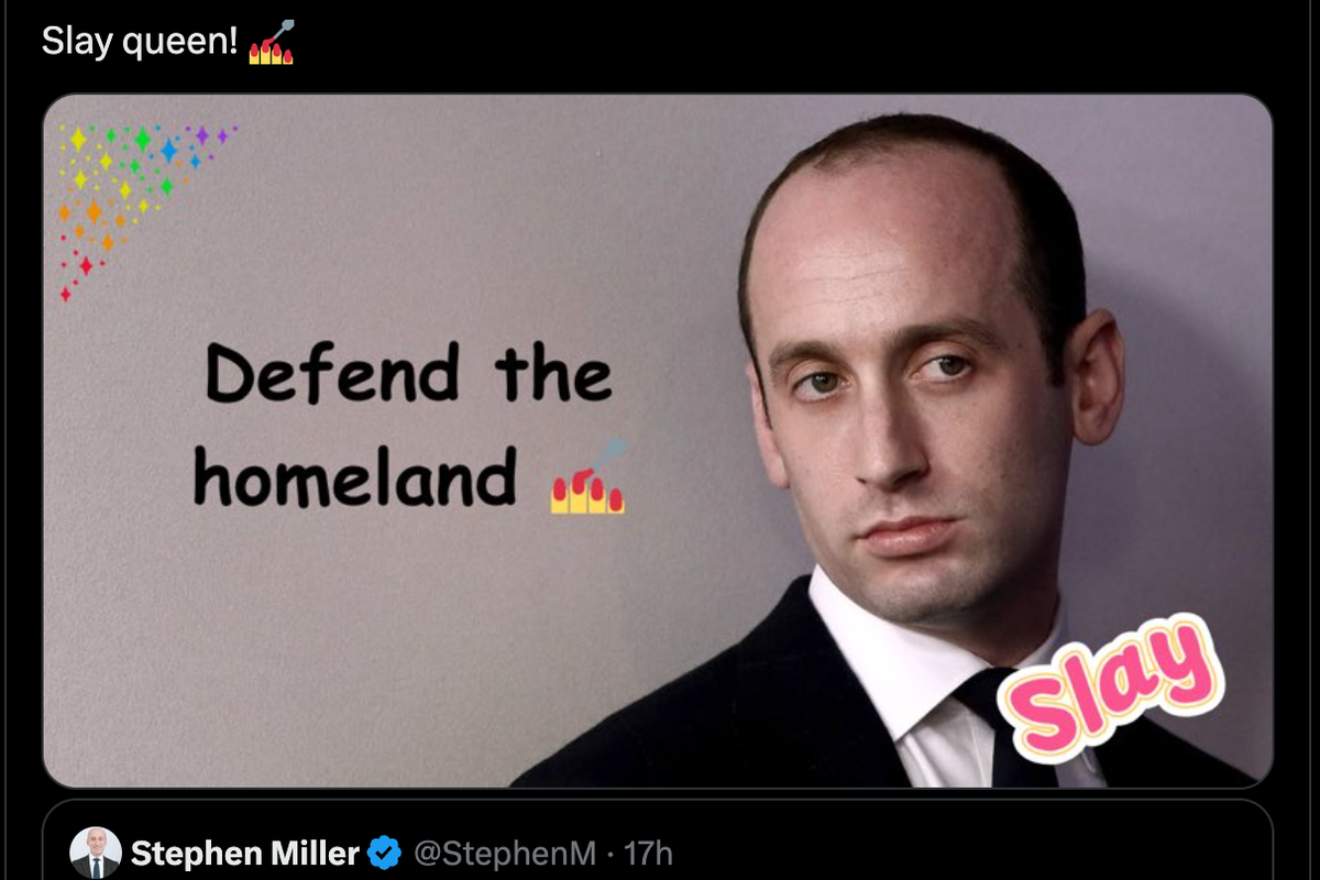 Newsom roasts Stephen Miller over ‘homeland defender’ call: ‘Slay queen’