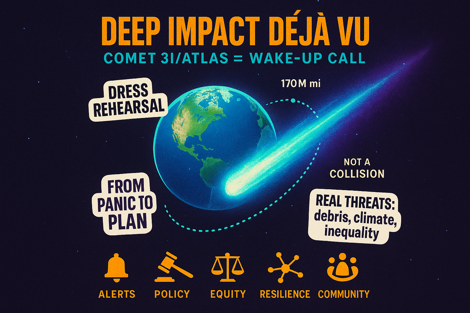 Deep Impact Déjà Vu: Why This Comet's Cosmic Flyby Is Humanity's Wake ...