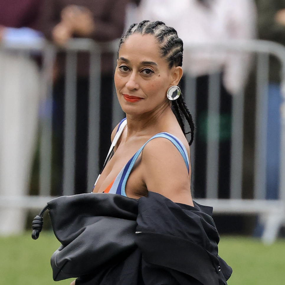 Tracee Ellis Ross Styles $5,450-Worth of Loewe Hero Pieces for the Paris Fashion Week Front Row