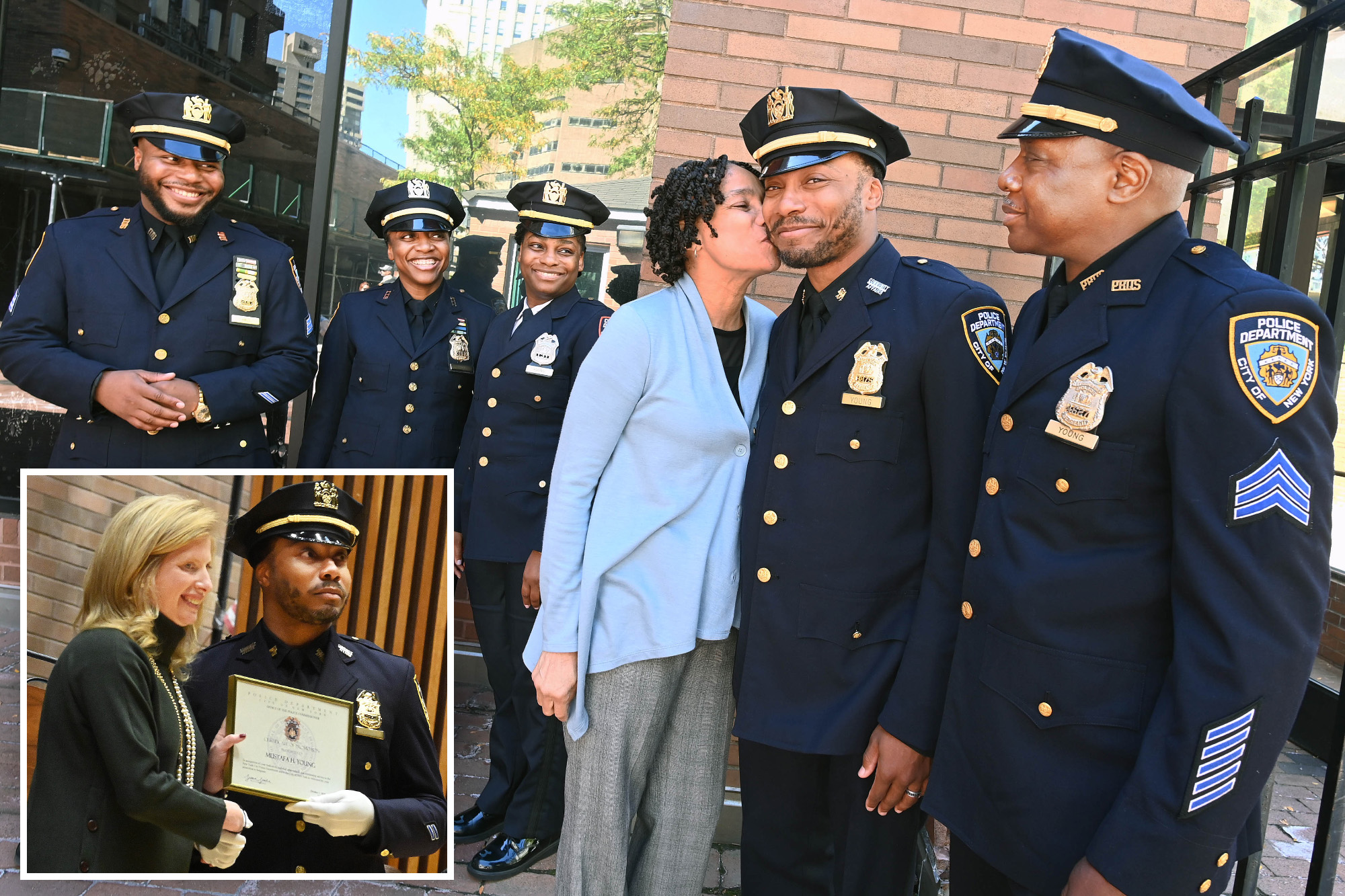 Newly promoted NYPD sergeant becomes fourth in his blue blood family to ...