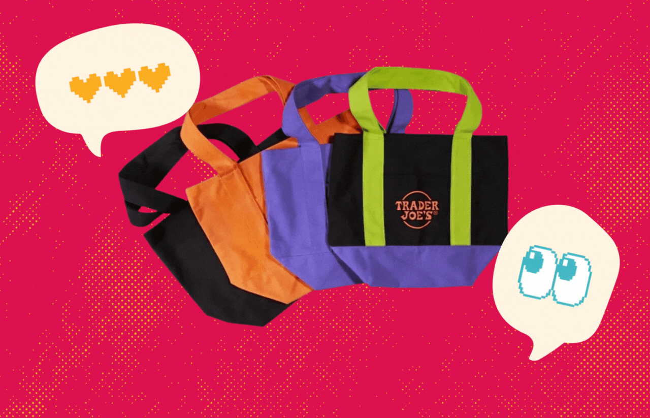 Trader Joe’s Is Restocking Its Iconic Mini Totes For Halloween