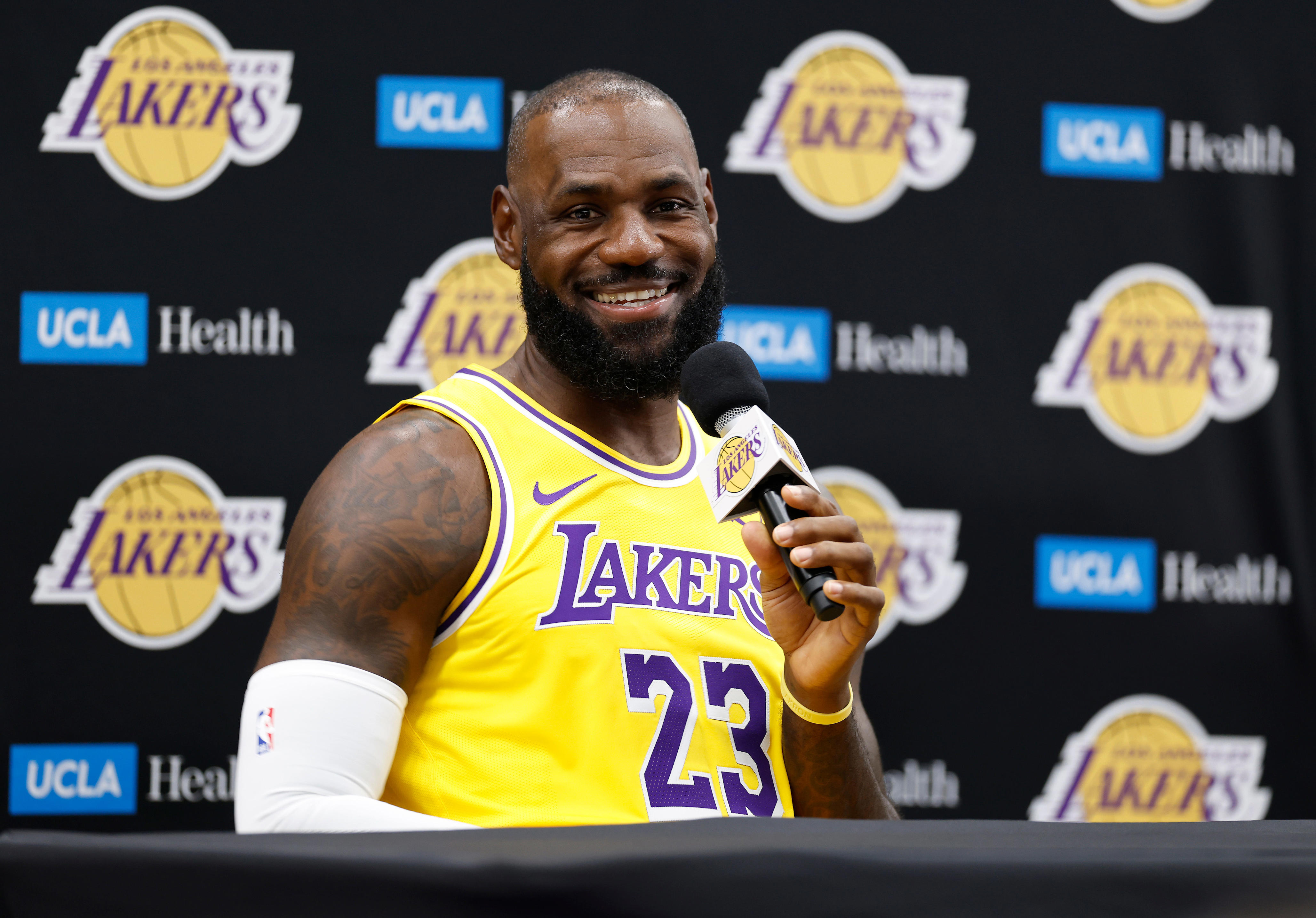 LeBron James talks about Lakers' three big additions this summer