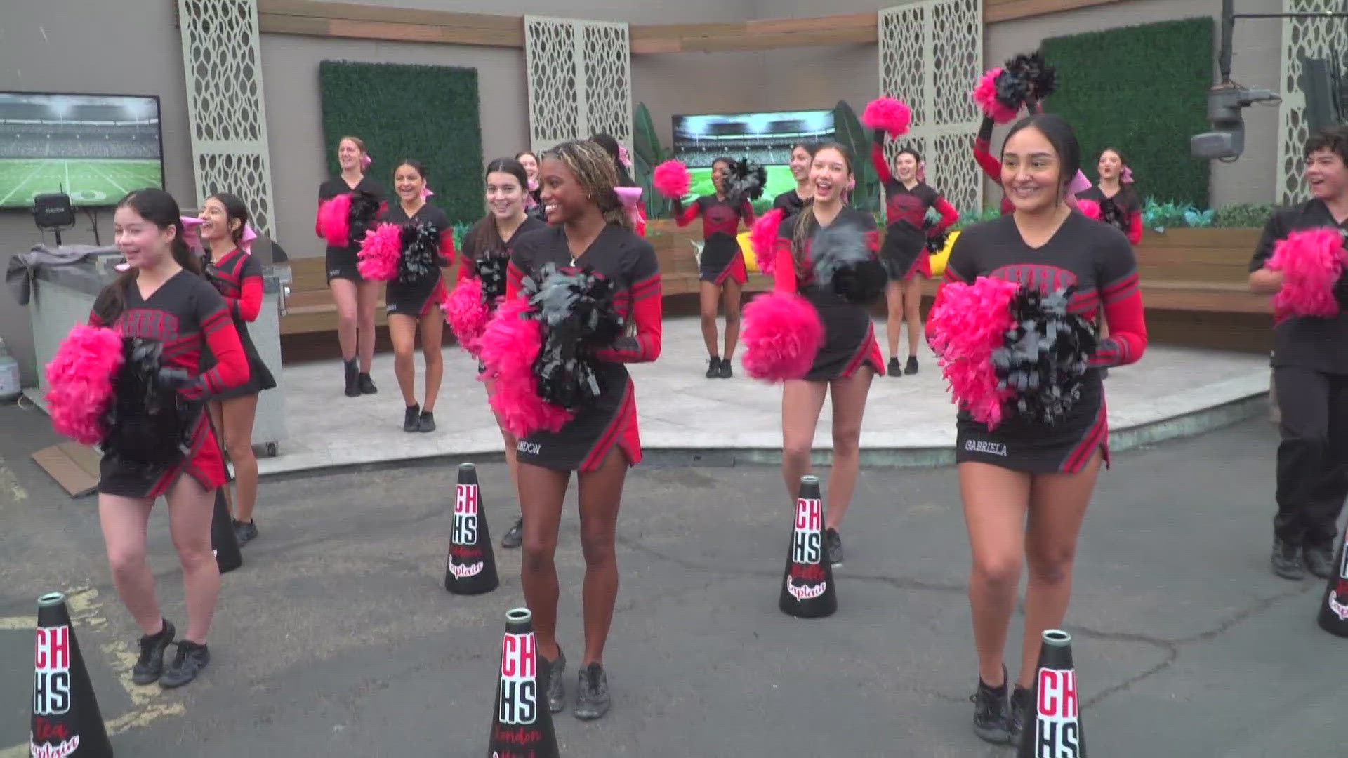 Friday morning cheer | Canyon Hills Cheer prepares for homecoming game ...