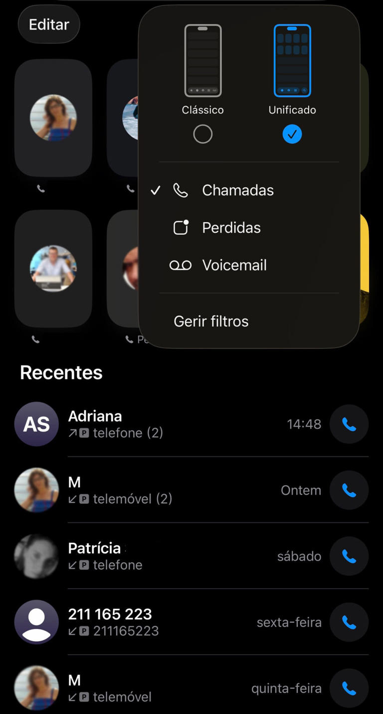 Seis novidades da app Telefone do iPhone