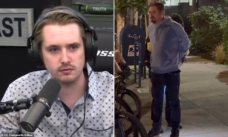 Conservative firebrand Nick Sortor arrested outside ICE in Portland