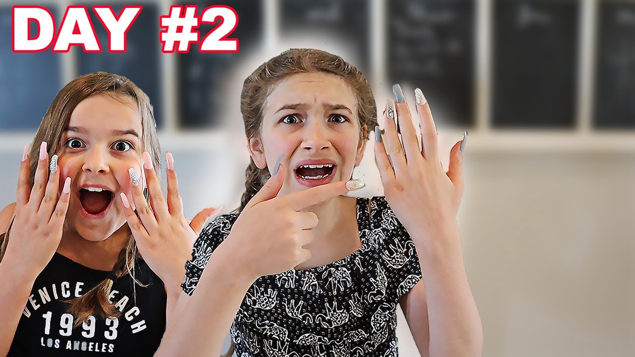 Last one to wear the longest nails wins $1,000! | JKrew