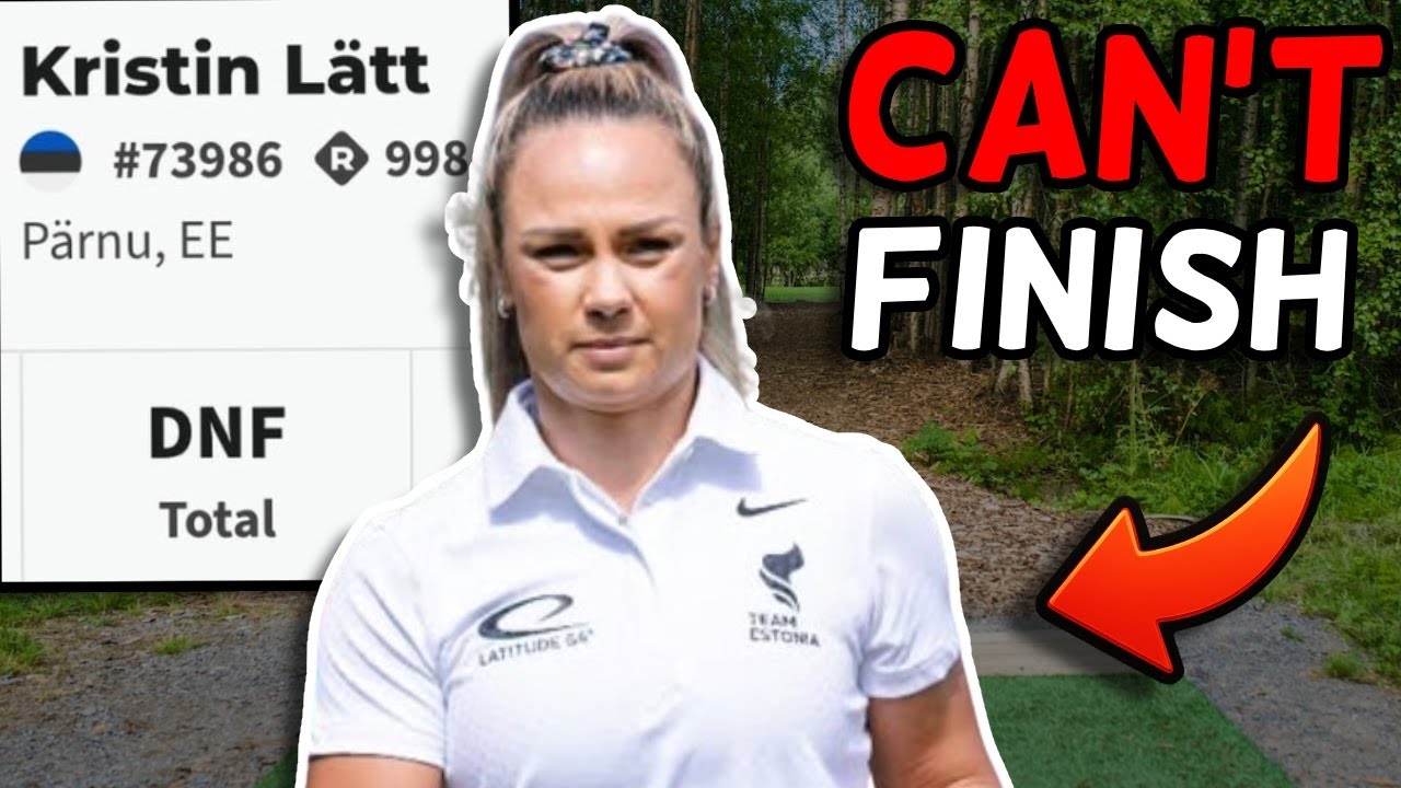 Kristin Lätt Drops Out of Disc Golf World Championship