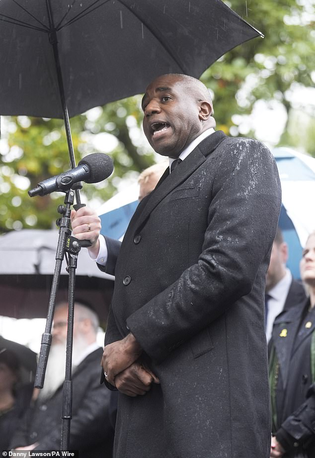 David Lammy booed at vigil for Manchester terror attack victims