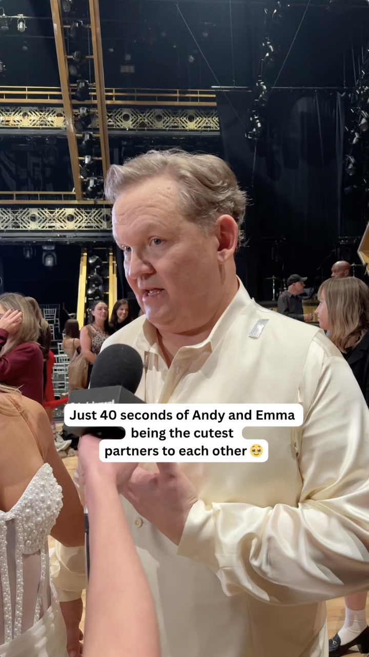 Andy Richter and Emma Slater Are Cute DWTS Partners