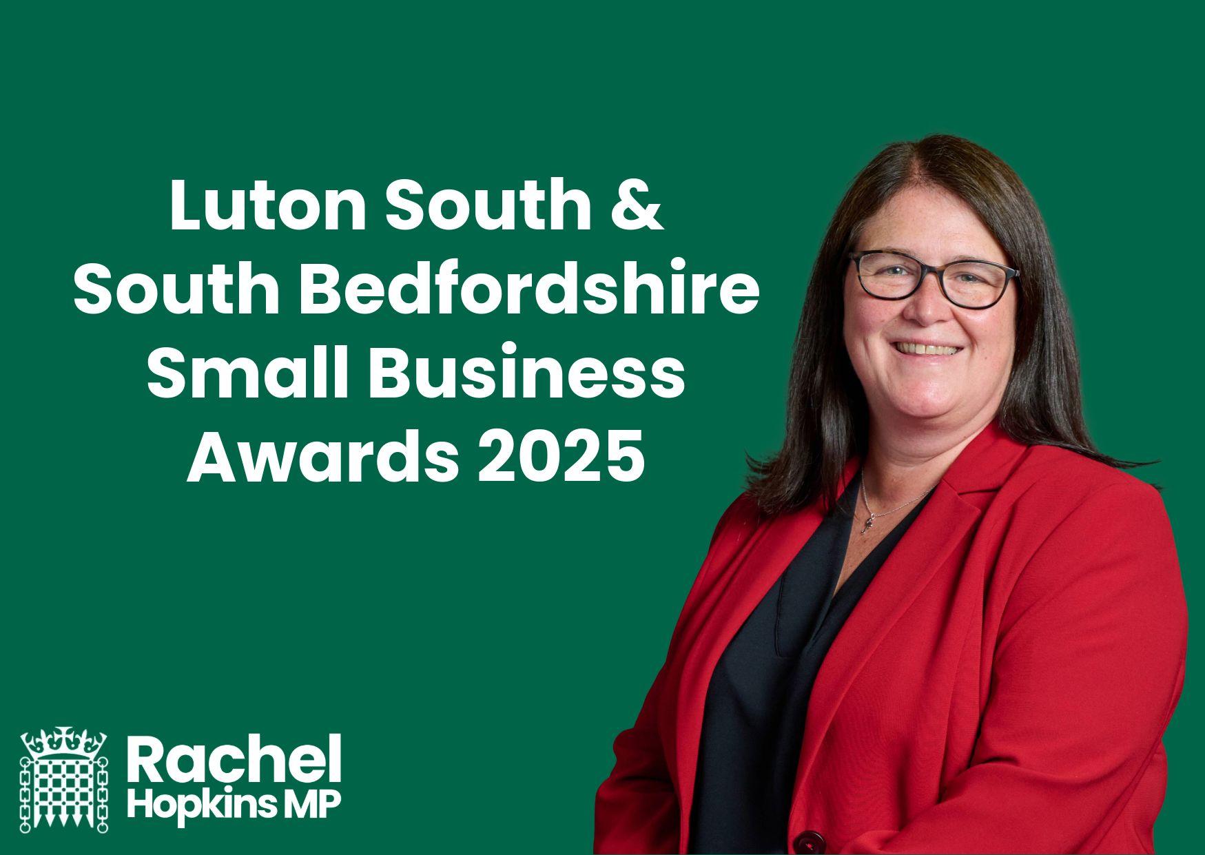 Rachel Hopkins MP Launches 5th Annual Small Business Awards
