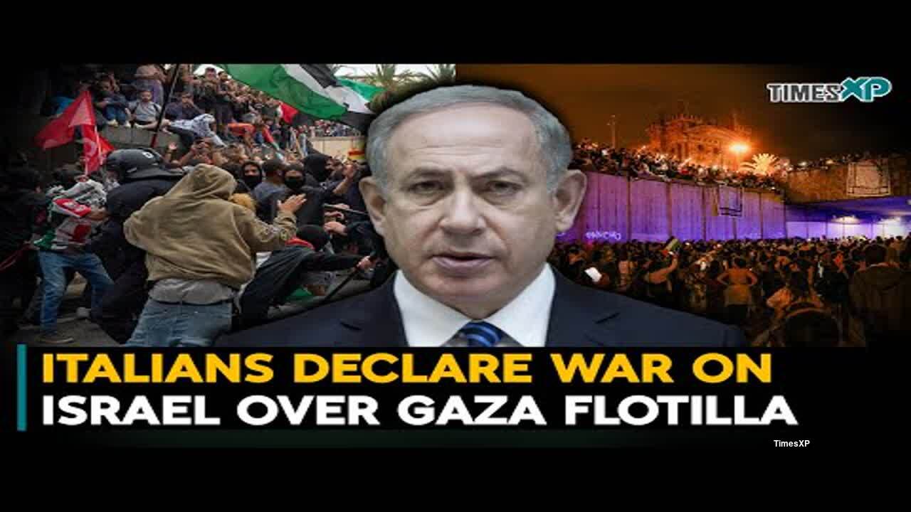 Italians Declare War on Israel Over Gaza Flotilla| Israel-Hamas War