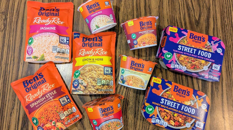 We Tried 9 Ben's Original Microwave Rice Products And Ranked Them