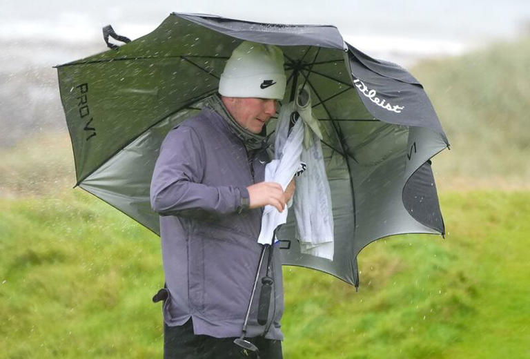 Ryder Cup hero takes share of lead as play suspended at Alfred Dunhill ...