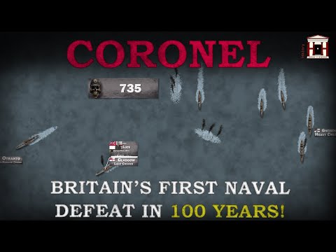 The naval battle of Coronel, 1914 ⚓ World War 1 at sea