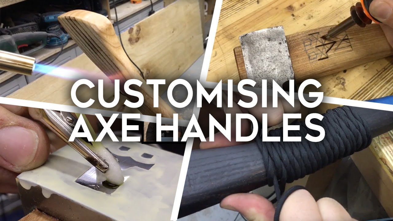 I added my personal touch to an axe!
