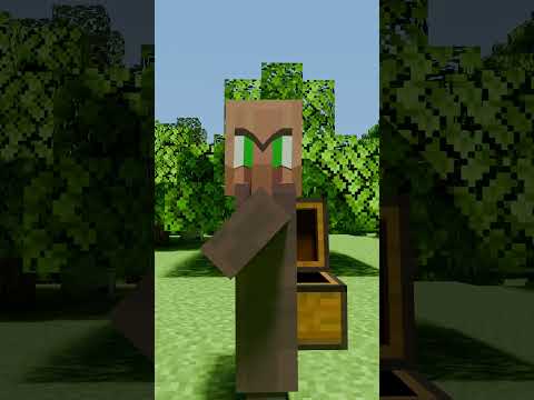 Minecraft Witch in Love with Evil Villager Satisfying 3D Simulation