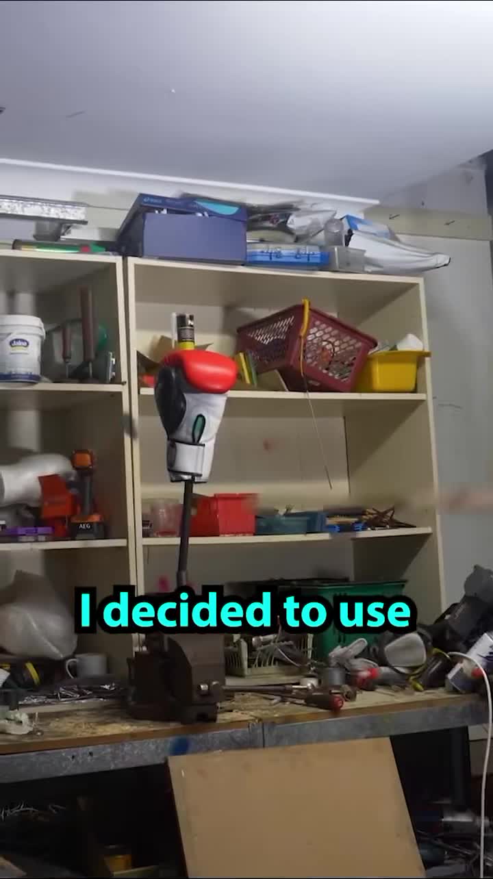 I made the world’s most powerful boxing glove!