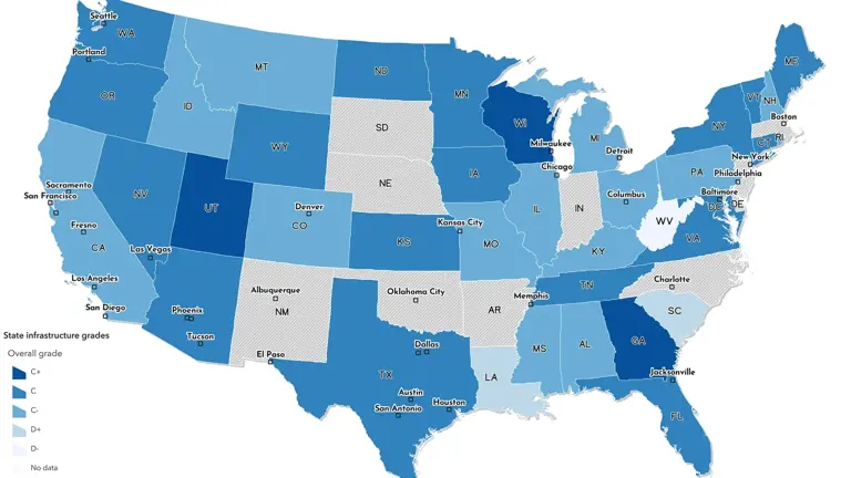 Mapping the State of Infrastructure in the US