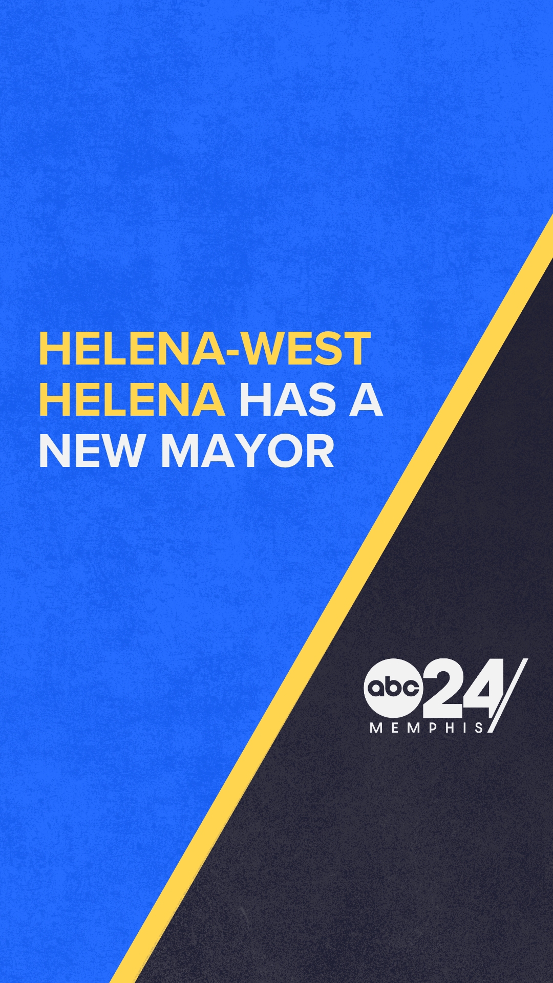 Helena-West Helena has a new mayor.