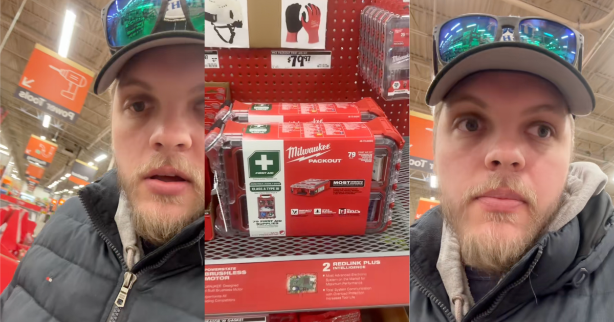 A Home Depot Shopper Called Out Milwaukee Brand’s $79.97 First Aid Kits ...