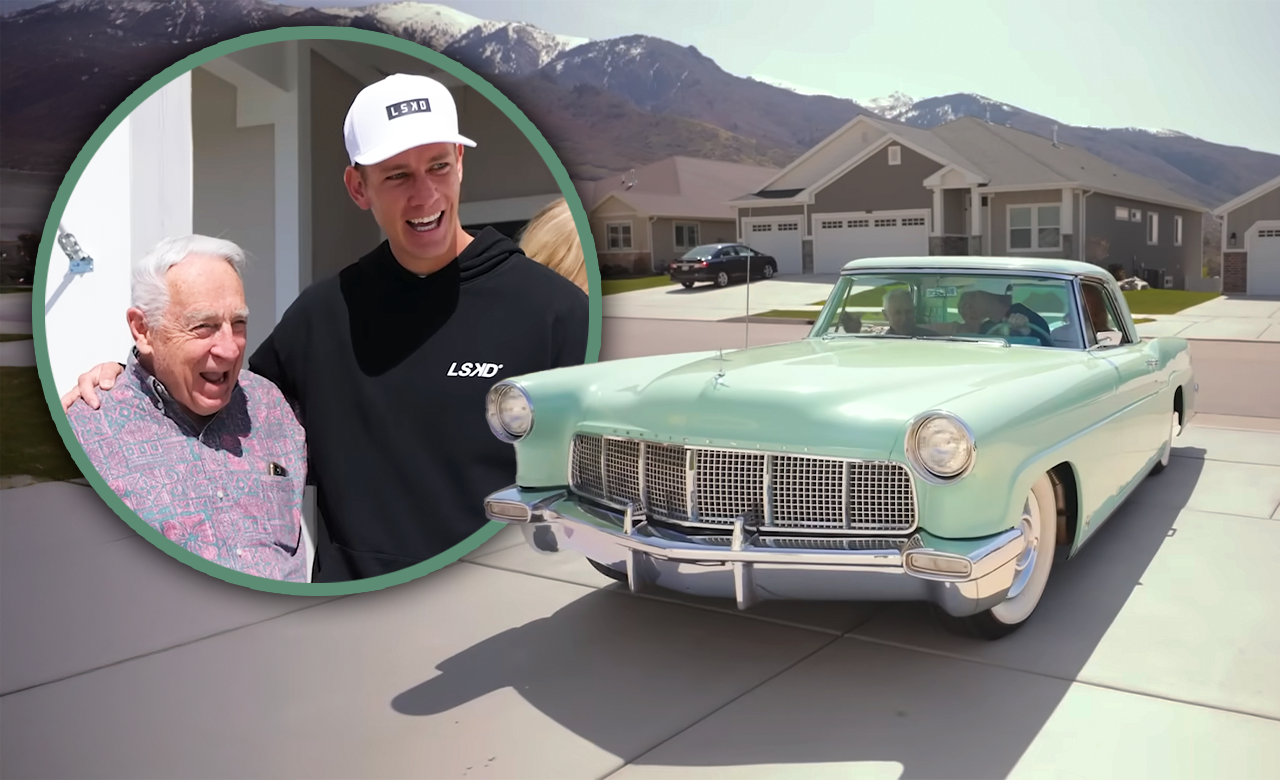 Buying my grandpa his dream car!