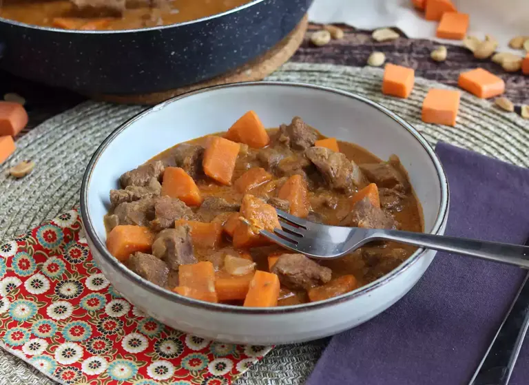 African mafé beef - easy and tasty recipe
