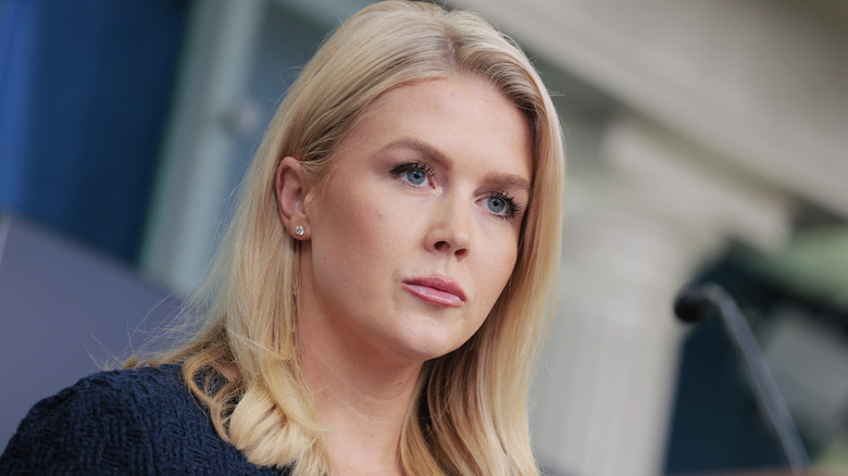 Karoline Leavitt's Real Skin Tone Is Blinding Under All That Bronzer