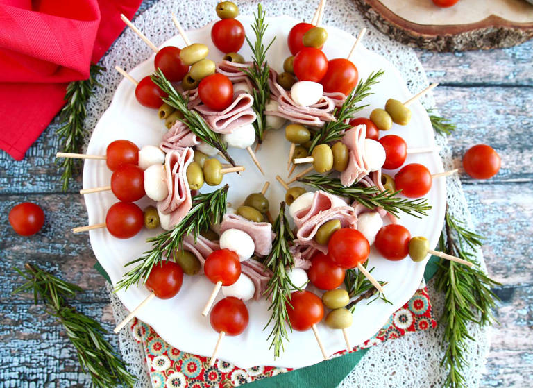 Festive wreath appetizers for successful celebrations!