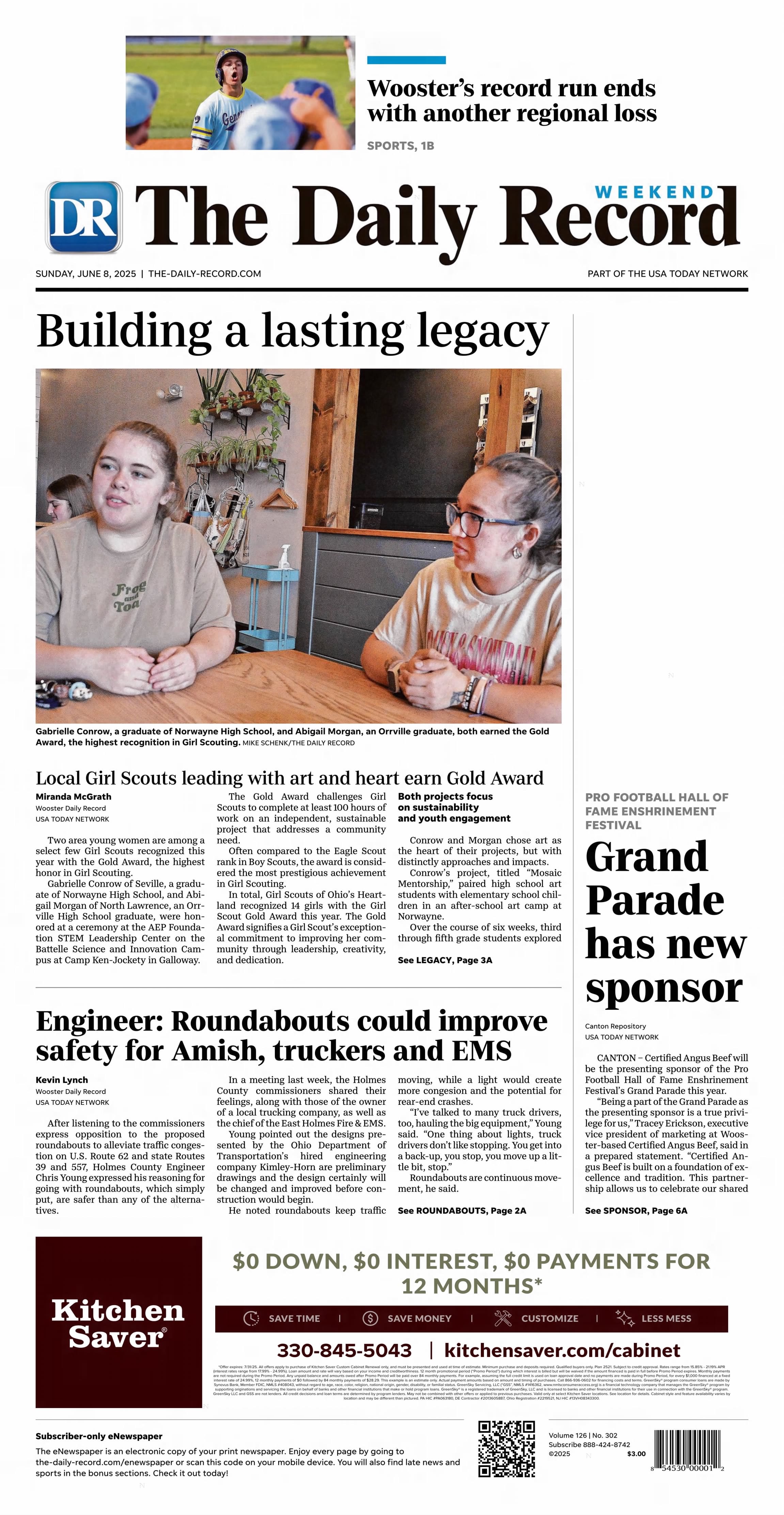 The Wooster Daily Record is still the record for Wooster and Wayne County