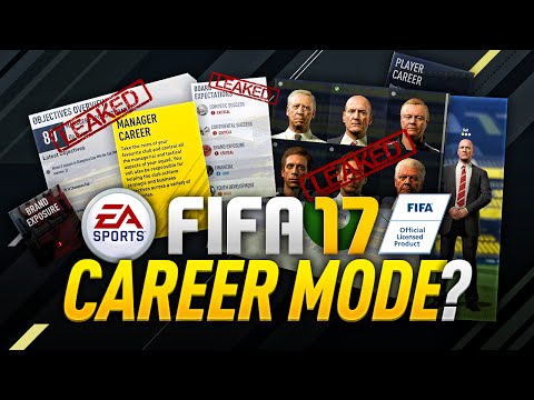 Leaked FIFA 17 career mode?