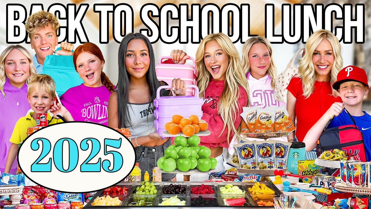 Back to school lunch ideas for a big family